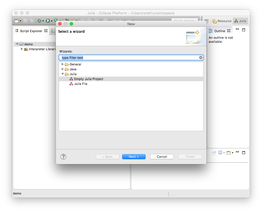 Introducing the Eclipse Julia plugin – JuliaDT – Julia Computing
